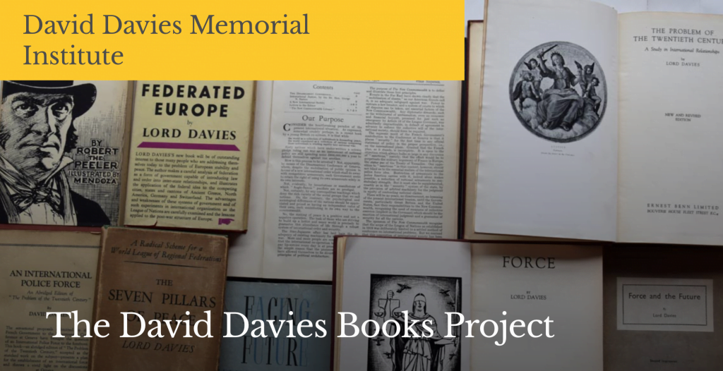 David Davies 75: Internationalist 'Father' of the Temple of Peace ...
